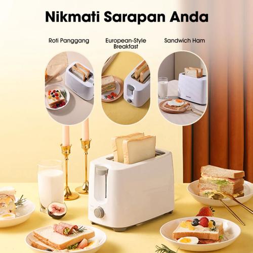 Jual MJ ALAT PEMANGGANG ROTI 2 SLICE BREAD TOASTER AUTOMATIC POP UP ...