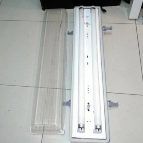 Jual kap tl led 2x18 waterproof ip65 60cm rumah lampu t8 tl led set ...