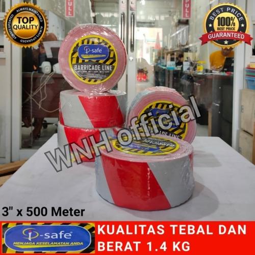 Jual POLICE LINE GARIS POLISI SAFETY LINE 3 inch x 500 meter Merah ...