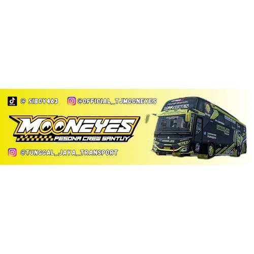Jual STICKER BUS BASURI MOONEYES1 Lembar Isi 45 kotak, STICKER BUS ...