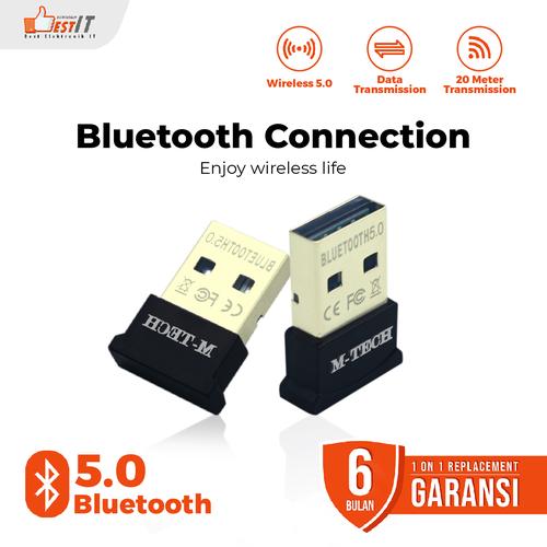 Jual Bluetooth Dongle USB 5.0 M-Tech Adapter PC Laptop Mini USB - Jakarta Pusat - Best ...