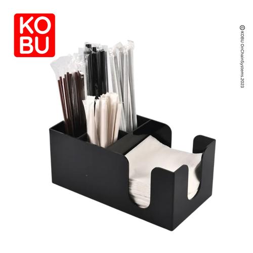 Jual Bar Caddy Tisue Straw / Tempat Tisu dan Sedotan Bar 6 Slot KBBC-6 ...