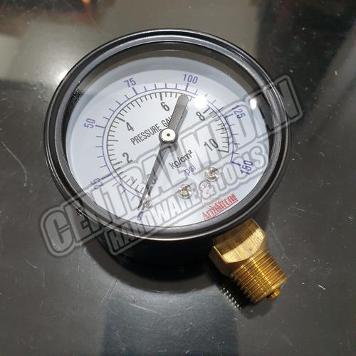 Jual MANOMETER ANGIN 2.5" X 10 KG BAR 150 PSI ARMSTRONG PRESSURE GAUGE ...