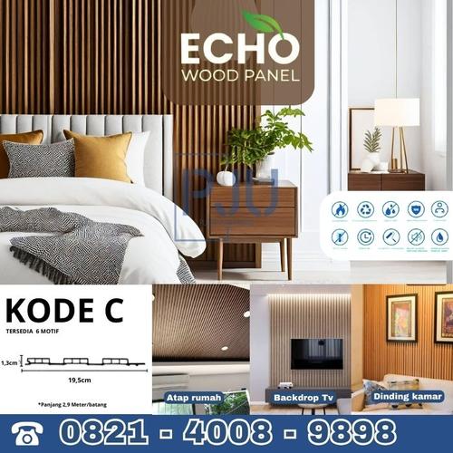 Jual WALL PANEL WPC / KISI KISI WALLPANEL / WPC PANEL ECHO KODE C ...