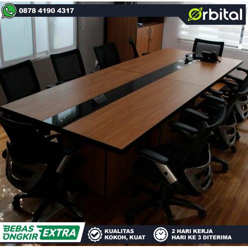 Jual Meja Meeting Kantor 300 x 120 x 75 cm - Meja Rapat besar 10 orang ...