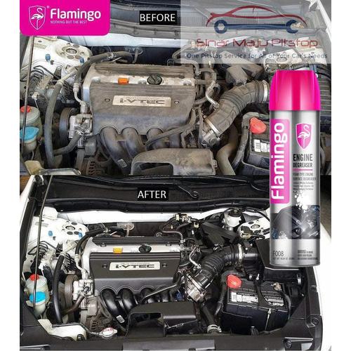 Jual Foam Penghilang Kotoran Pada Mesin Mobil FLAMINGO ENGINE DEGREASER ...