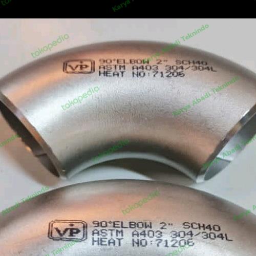 Jual Elbow Las Sch40 /Knee Las Stainless SS304 L 3"(inch) - Jakarta Barat - Karya Abadi Teknindo ...