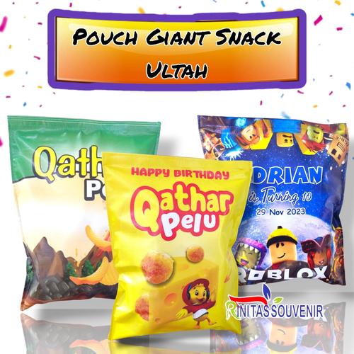 Jual Pouch Snack Jumbo - Pouch Snack Giant Ulang Tahun Custom - Jumbo ...