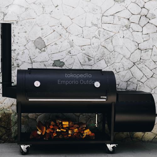 Jual EMPORIO Offset Smoker 140 Alat Asap Daging Plat Baja Tebal 6mm ...