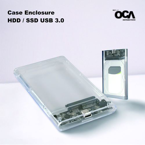 Jual External Case HDD / SSD Enclosure 2.5 Inch USB 3.0 Transparent - Kota Surabaya - OCA ...