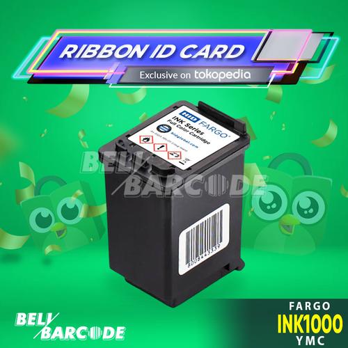 Jual INK1000 Catridge Printer ID Card Tinta Color YMC 062100 Fargo HID ...
