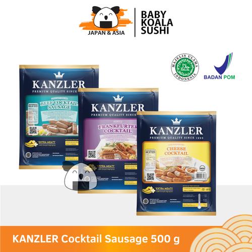 Jual KANZLER Sosis Beef Cocktail 500 g Halal I Cheese Frankfurter ...