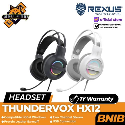 Jual REXUS THUNDERVOX HX12 Gaming Headset - WHITE - Kota Surabaya ...
