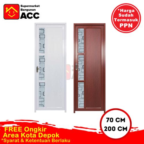 Jual Alexander Pintu Alumunium Mix PVC Kaca 3 Ukuran 70x200cm - Coklat Kanan - Kota Depok - Toko ...