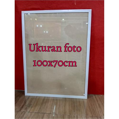 Jual Bingkai ukuran foto 100x70cm, pakai kaca, lebar frame 3cm - Hitam ...