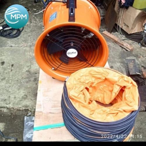 Jual kipas blower portable 12 inch plus selang fleksibel 5 meter weka ...