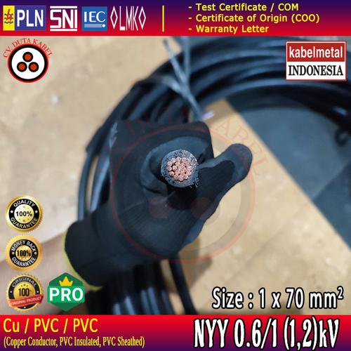 Jual Kabel NYY 1x70 mm2 KABEL METAL /1 x 70 mm2/1x70mm2/1x70 mm/1x70mm ...