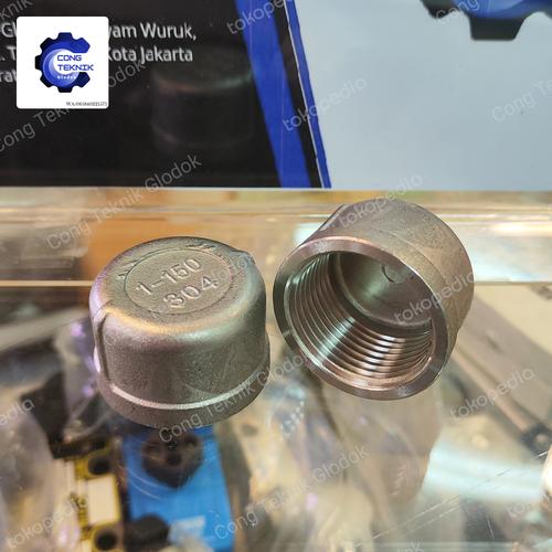 Jual Dop / End Cap Stainless SS304 Tutup Drat Dalam Ukuran 1/8 - 4 Inch ...