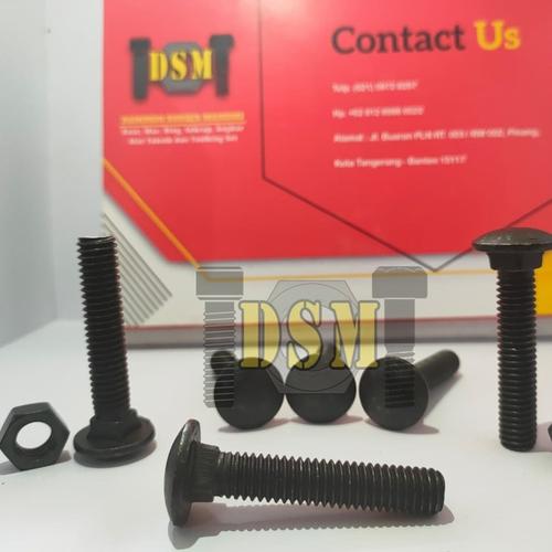 Jual Mur Baut CB M8 / Carriage Bolt 5/16x6" / Baut Payung 15 CM - Kota ...