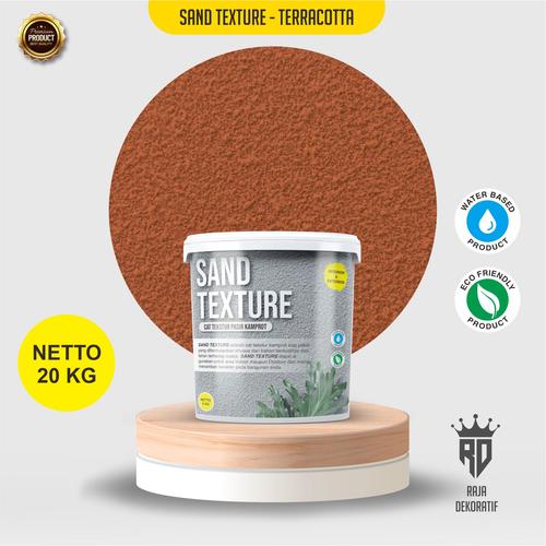 Jual Cat Dinding Tekstur - Sand Texture - Terracotta - 20 Kg / 1 Pail ...
