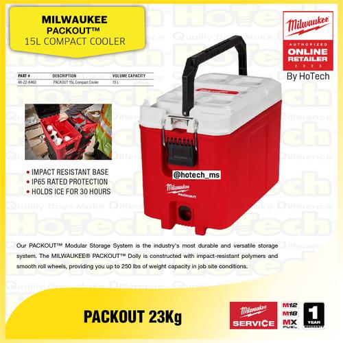 Jual Milwaukee Packout Tool Boxes | 15L Compact Cooler | Box Pendingin ...