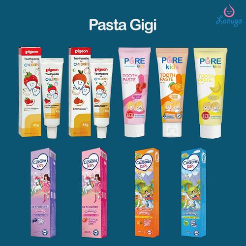 Jual Pigeon Toothpaste / Pasta Gigi Strawberry, Orange 45 Gr / Pasta ...