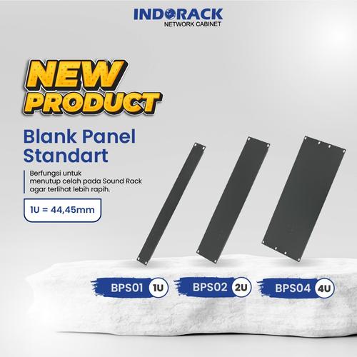Jual INDORACK BLANK PANEL STANDART 1U 44,45 MM 1U/2U/4U - 1U - Jakarta ...