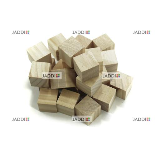 Jual Kubus 2x2x2 cm Edukasi wooden Cube blocks balok kotak kayu craft ...
