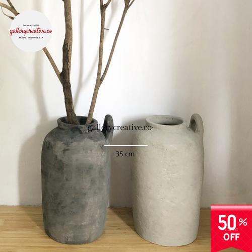 Jual vase bunga aesthetic - vas bunga besar premium free packing kayu ...