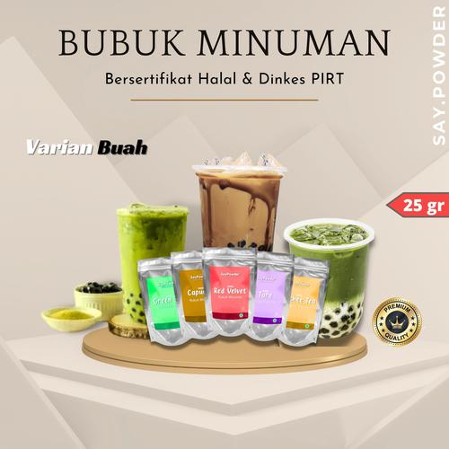 Jual Bubuk Minuman Aneka Rasa Sachet 25 gr Premium - TULIS DI NOTE ...