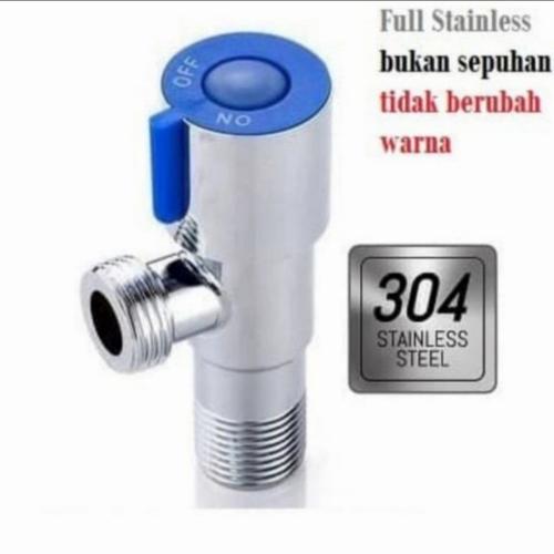 Jual Stop kran single stainless sus304/keran air/kran on off - Jakarta ...