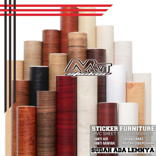Jual sticker decosheet PVC pelapis meja furniture HPL triplek kayu muda ...