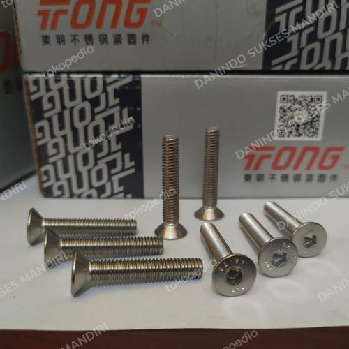 Jual SS 304 / Baut L VERSENG M6x15 / Countersunk Socket Stainless M6 - Kota Tangerang - DANINDO ...