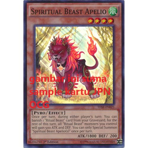 Jual Spiritual Beast Apelio | Varian Rarity | Yugioh OCG TW01 JP129 - NORMAL - Jakarta Barat ...