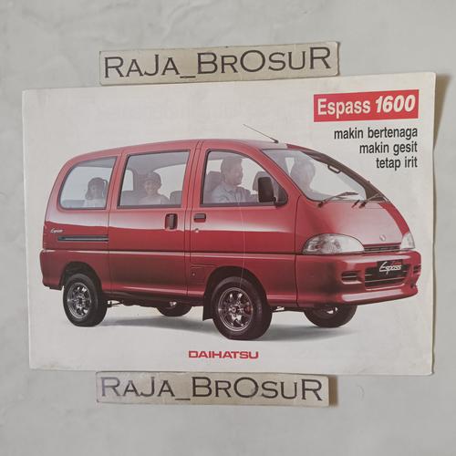 Jual Poster brosur katalog leaflet jadul lawas Daihatsu Espass 1600 - Kab. Langkat - RajaBrosur ...