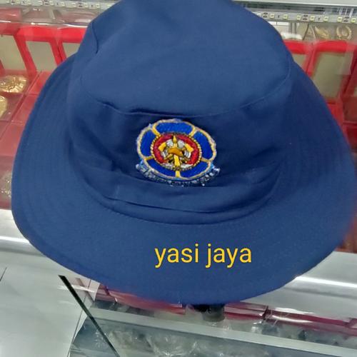 Jual topi rimba logo Pemadam/damkar warna dongker ukuran All size ...