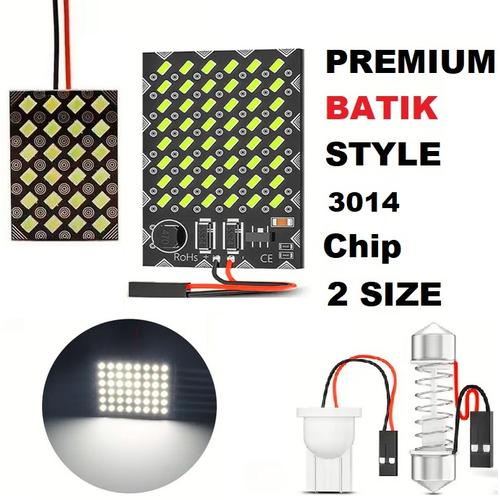 Jual Lampu PLAFON LED MOBIL BATIK premium 24 48 LED 2835 3014 kabin panel - BATIK 24 LED - Kota ...