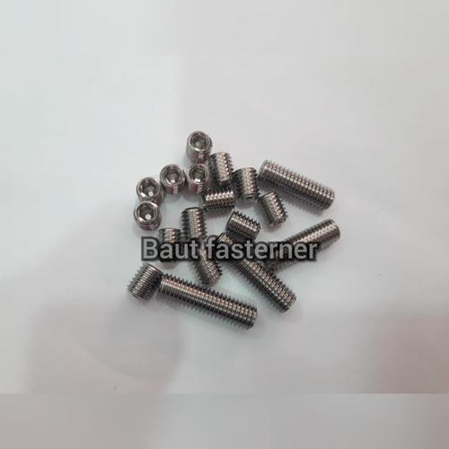 Jual Baut L tanam Stainless m4 x 4 drat 0.7 Ss 304- baut l tanam m4x4 ...