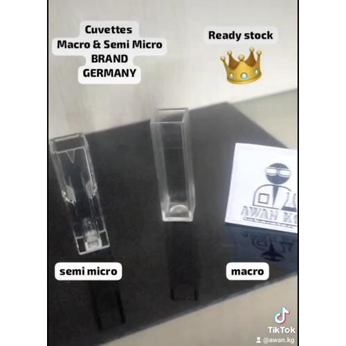Jual Cuvettes Kuvet Macro dan Semi Micro merk BRAND Germany eceran ...