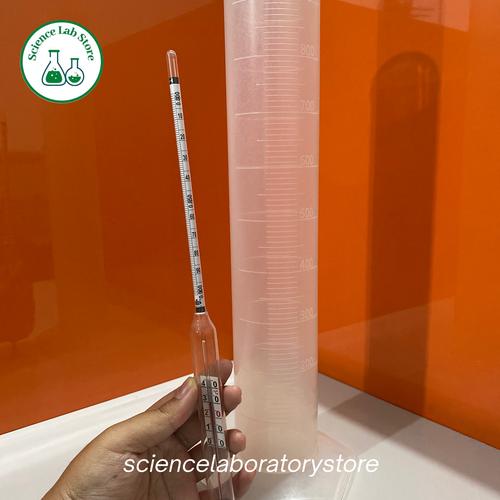 Jual Set Hydrometer Solar with Thermometer Plus Gelas Ukur 1000 ml PP - Kota Bekasi - Science ...