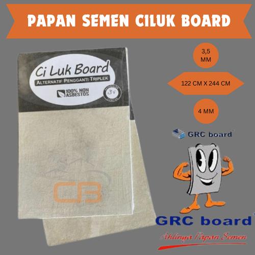 Jual GRC CILUK BOARD / PAPAN SEMEN GRC CILUK BOARD - 3,5 MM - Jakarta ...