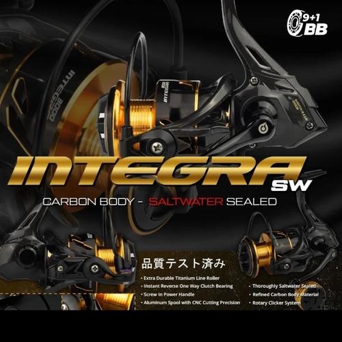 Jual Reel IROLY INTEGRA SW CARBON BODY 1000 2000 3000 4000 6000 POWER ...