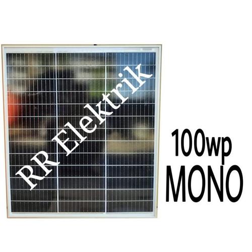 Jual ** Solar Panel Solar Cell Panel Surya 100wp Monocrystalline 100Wp ...