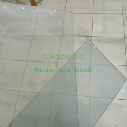 Jual Plat PVC Sheet clear 5mm 30cm x 30cm / PVC Clear Lembaran ...