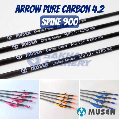 Jual Anak Panah Arrow Musen Carbon 6mm Spine 900, MSTJ-42BS - Logo FOX ...