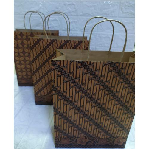 Jual Paper Bag Batik Kraft Merk Kiky ukuran 300 x 230 x 100mm - Jakarta ...
