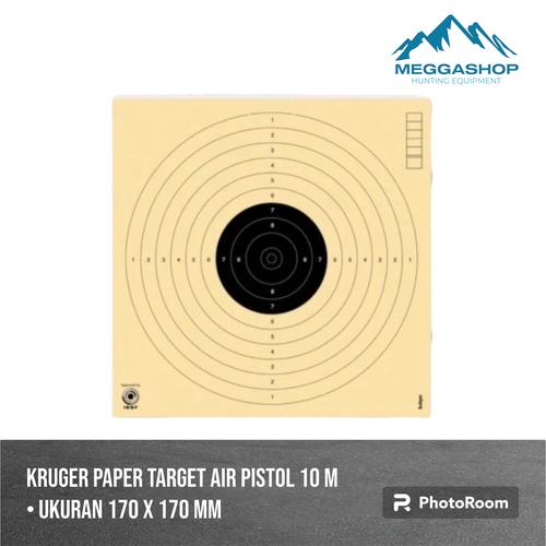 Jual KRUGER PAPER TARGET / Kertas target ukuran 17 x 17 cm / Kertas ...