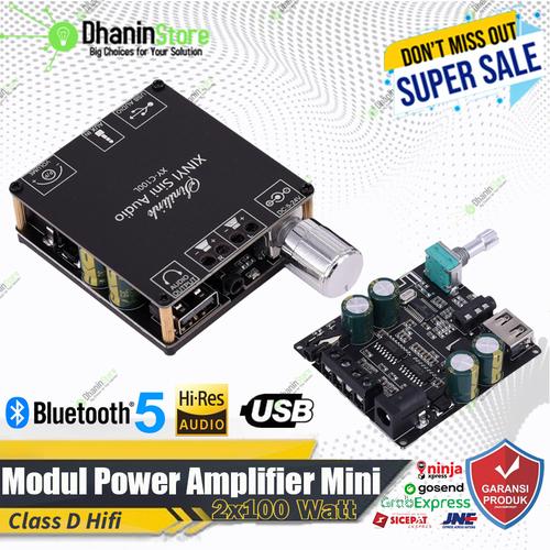 Promo Power Kit Modul Amplifier Mini Bluetooth Rakitan Class D 200W ...