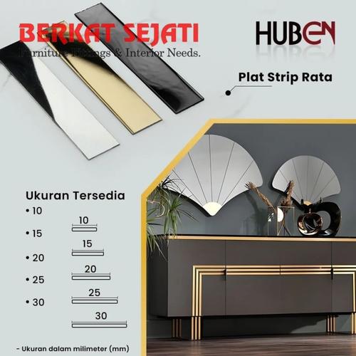 Jual List Plat Strip GOLD MIRROR 10 cm 100mm Profil Rata Stainless ...