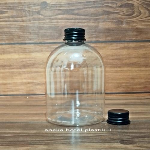 Jual BOTOL ULIR 500ML OVAL / BOTOL 500ML OVAL TUTUP ULIR ALMUNIUM HITAM ...
